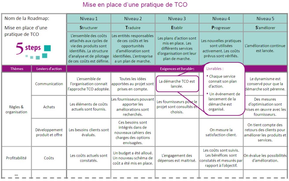 Mise en place d’une pratique de TCO - La méthode 5 Steps